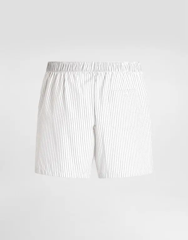 Dolce & Gabbana Striped Cotton Poplin Boxer Shorts