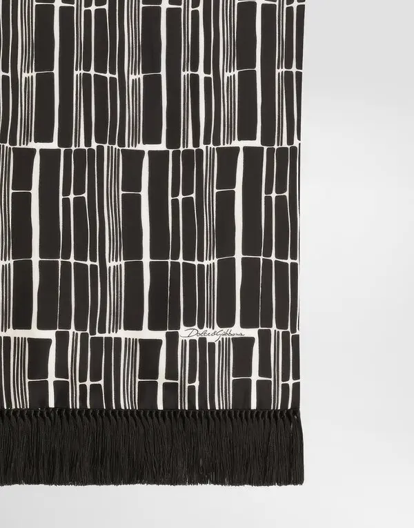 Dolce & Gabbana Printed Silk Scarf - Multicolor