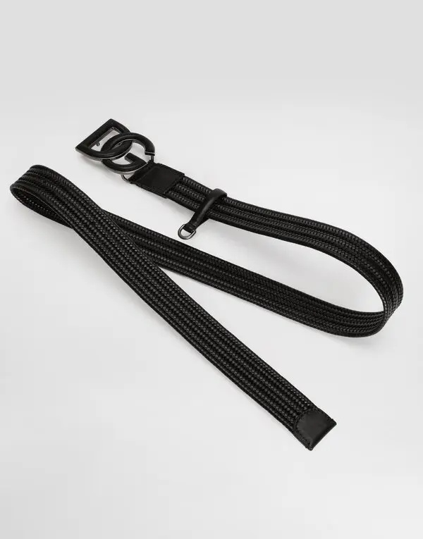 Dolce & Gabbana Woven Calfskin Belt