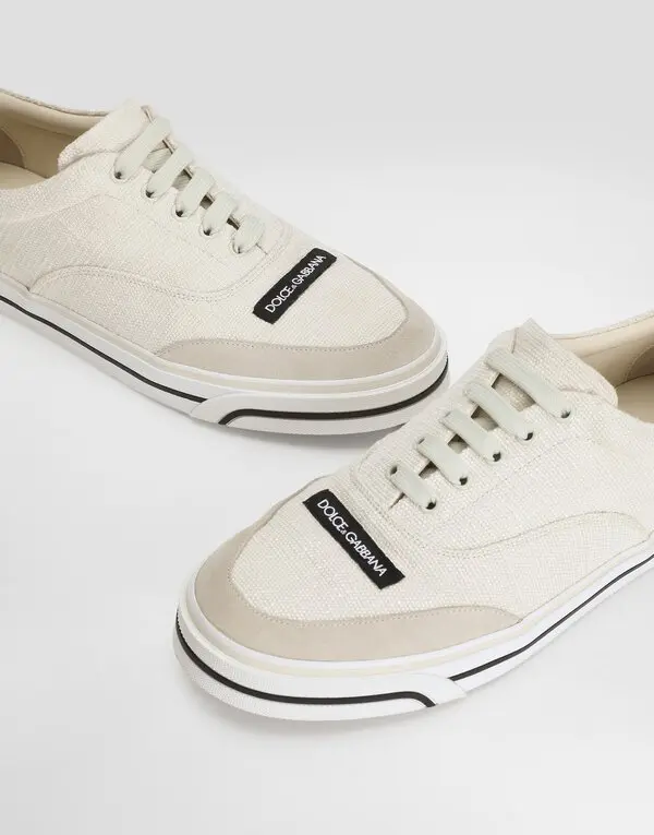 Dolce & Gabbana Dg Sailing Linen Sneakers - Multicolor