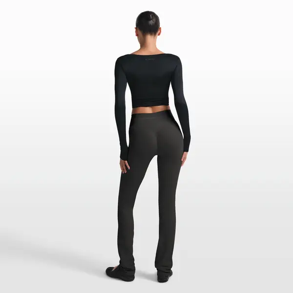 Nike Skims Ribbed Seamless 34" Straight Leggings