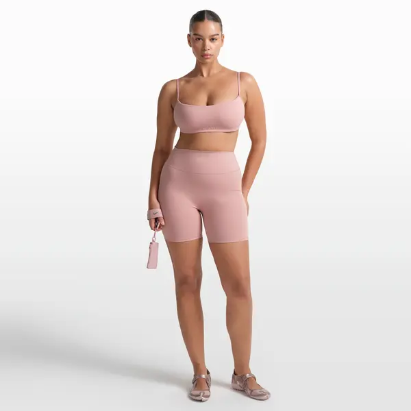 Nike Matte High-waisted 5" Biker Shorts - Pink