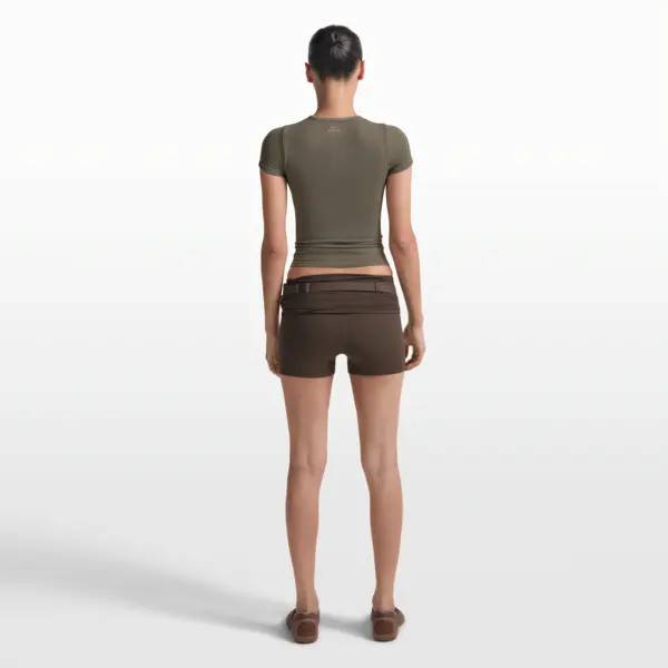 Nike Ribbed Seamless Short-sleeve Top