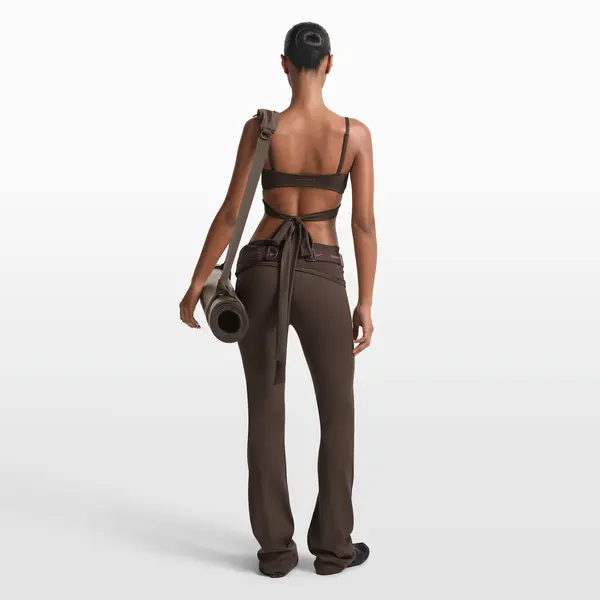 Nike Skims Matte Wrap Bra - Brown