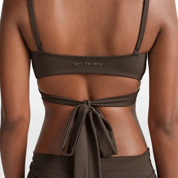 Nike Skims Matte Wrap Bra - Brown