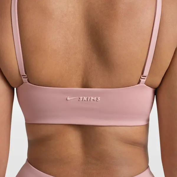 Nike Skims Matte Micro-scoop Bra - Pink