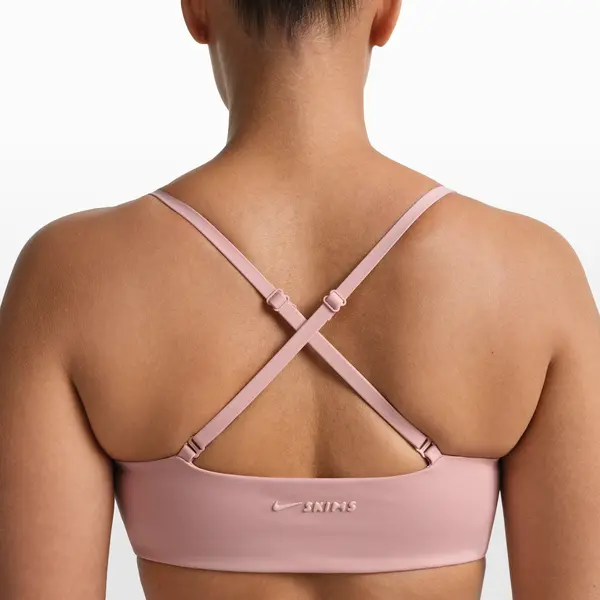 Nike Skims Matte Micro-scoop Bra - Pink