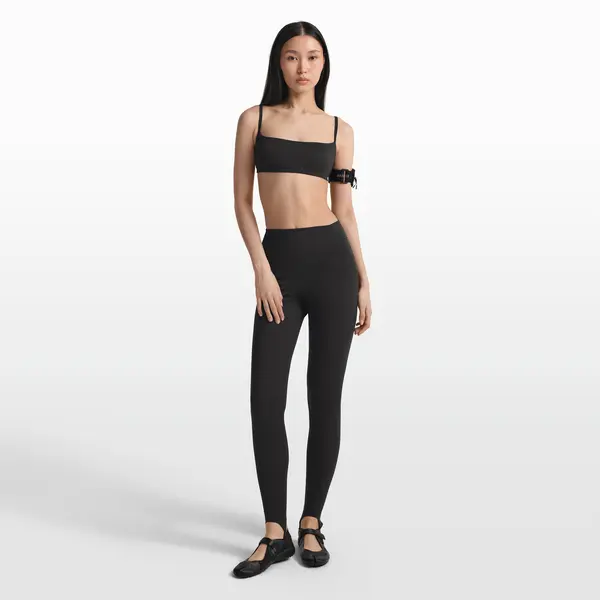 Nike Skims Matte Thin-strap Micro Bra - Black