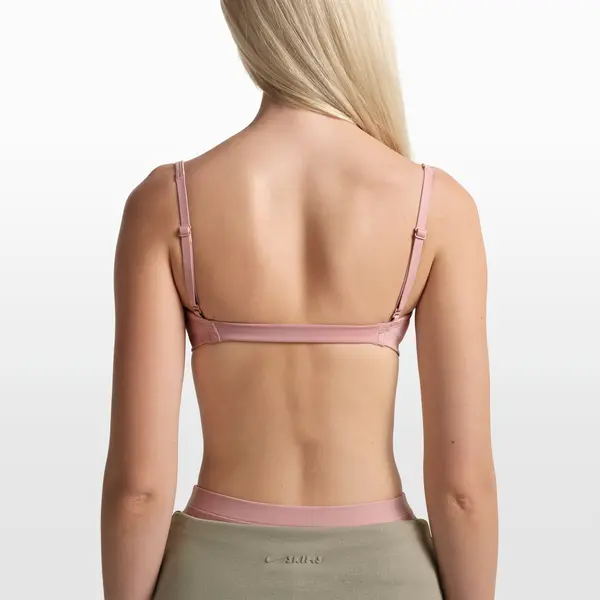 Nike Skims Matte Thin-strap Micro Bra - Pink