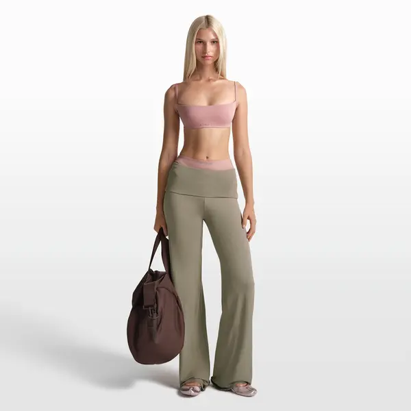 Nike Skims Matte Thin-strap Micro Bra - Pink