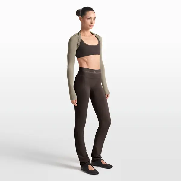 Nike Skims Ribbed Seamless 34" Straight Leggings