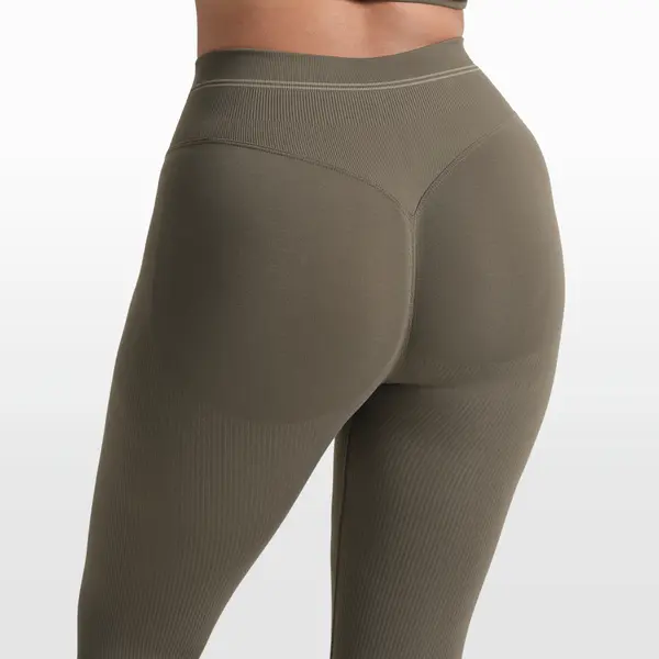 Nike Skims Ribbed Seamless High-waisted 26" Leggings