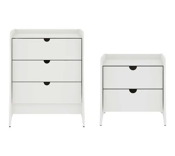 MANHATTAN COMFORT Coney 2-piece Dresser Set - One-color