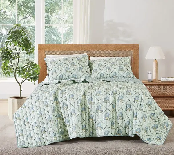 BROOKLYN LOOM Olivia Full/queen 3 Piece Quilt S Et - One-color