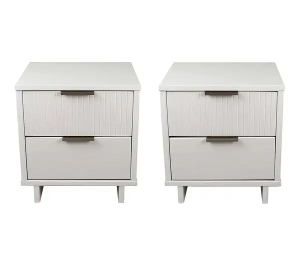 MANHATTAN COMFORT Granville 18' Nightstand -set Of 2 - One-color
