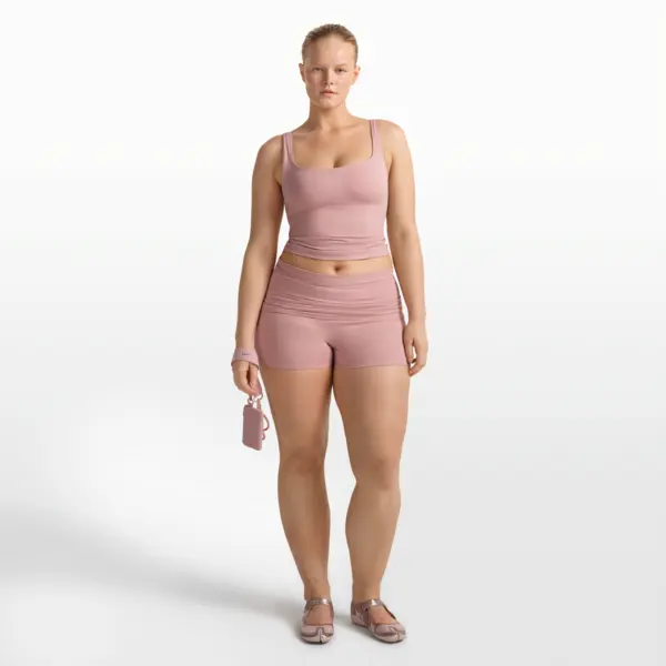 Nike Matte Square-neck Tank Top - Pink