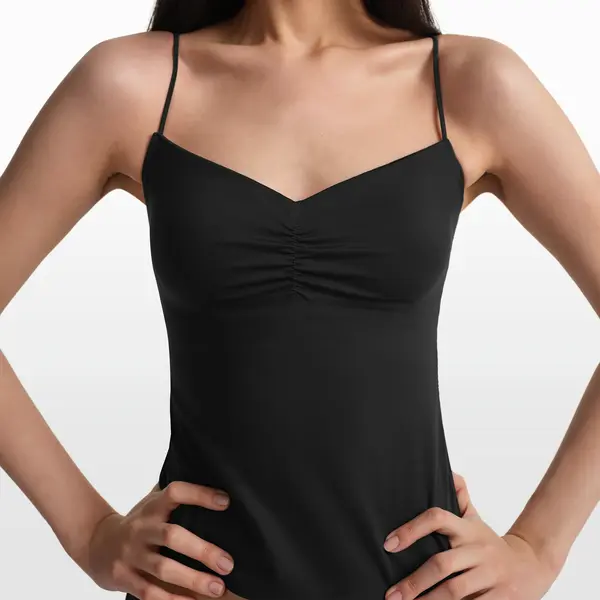 Nike Matte Shirred Tank Top