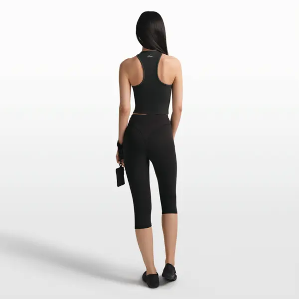Nike Ribbed Seamless Racerneck Tank Top