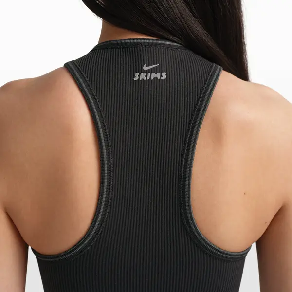 Nike Ribbed Seamless Racerneck Tank Top