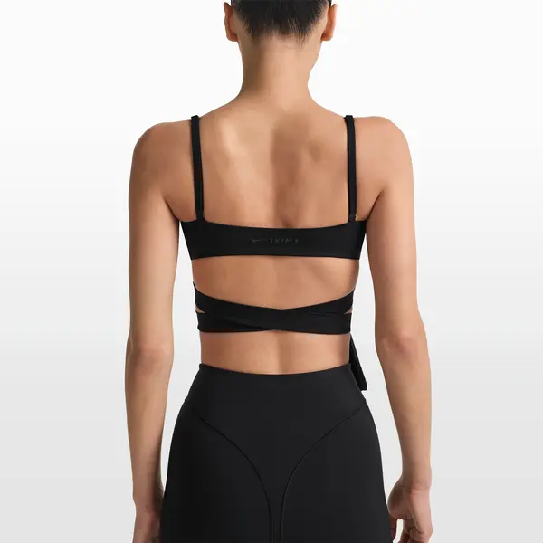 Nike Skims Matte Wrap Bra - Black