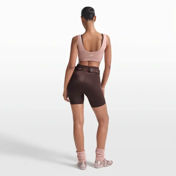 Nike Skims Ribbed Seamless Scoop Bra - Pink