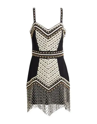 Elisabetta Franchi Crepe Flared Mini Dress