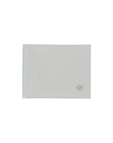 PIQUADRO Wallet Bovine Leather - Light Grey