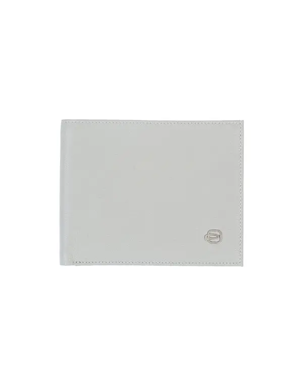 PIQUADRO Wallet Bovine Leather - Light Grey