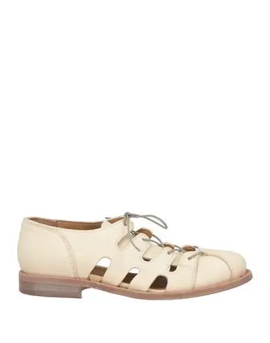 Moma Lace-up Leather Shoes - Ivory