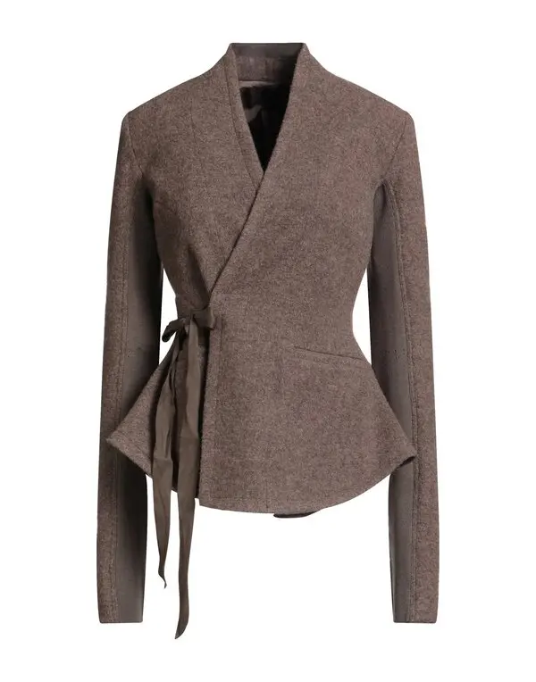 Rick Owens Virgin Wool Jacket - Grey