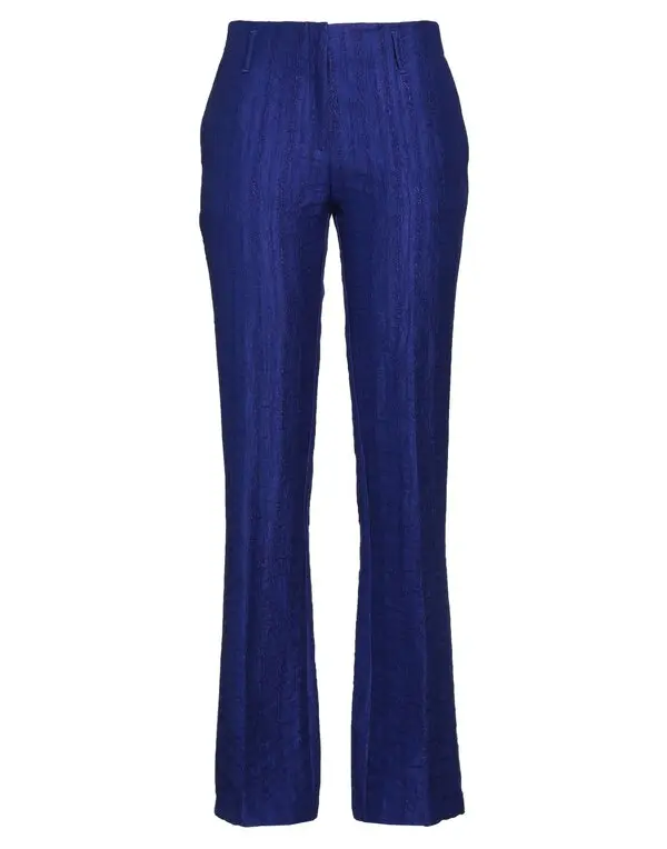 FORTE_FORTE Flared Viscose-blend Pants - Blue