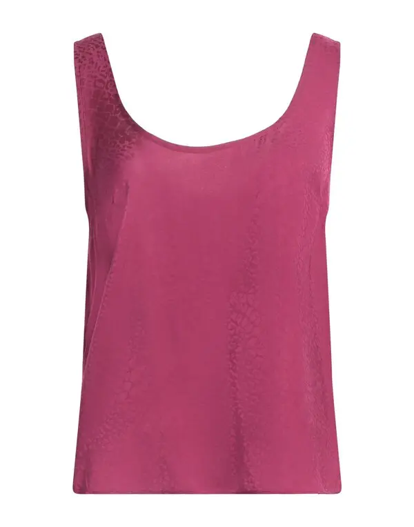 TWINSET Viscose Jacquard Top - Mauve
