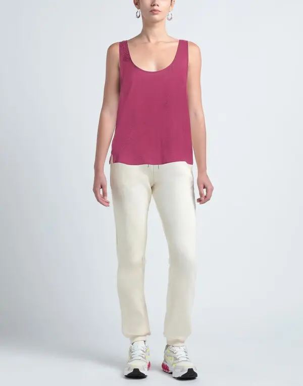 TWINSET Viscose Jacquard Top - Mauve