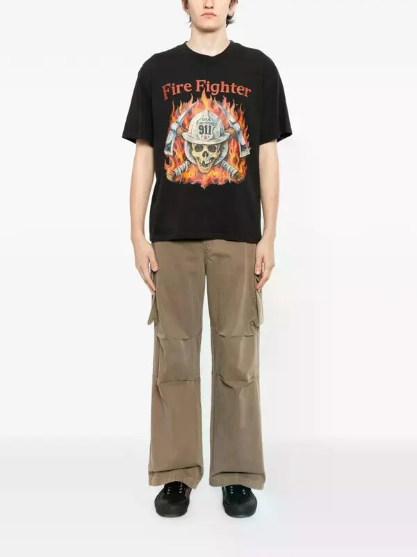 MELT Graphic-print T-shirt - Black