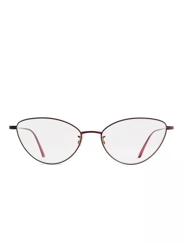Khaite X Oliver Peoples 1998rx Cat-eye Glasses - Red