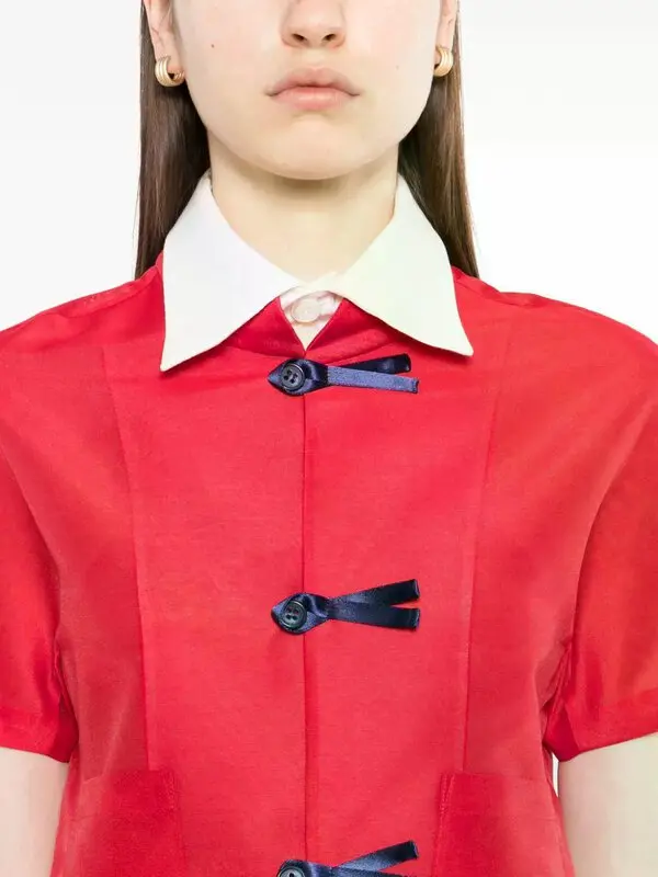 AO YES Bow Detail Shirt