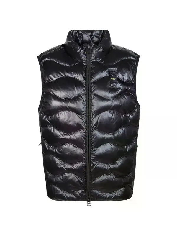 BLAUER. Quilted Zip Gilet