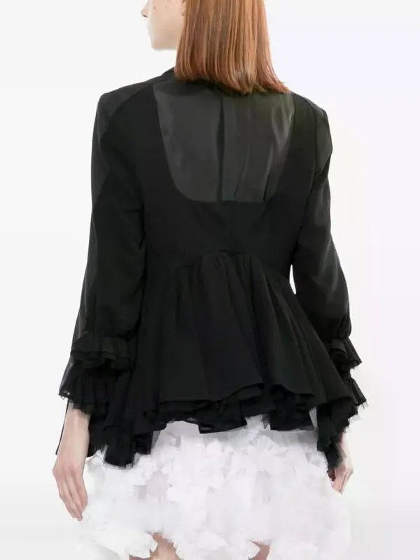 Noir Kei Ninomiya Ruffled Blazer