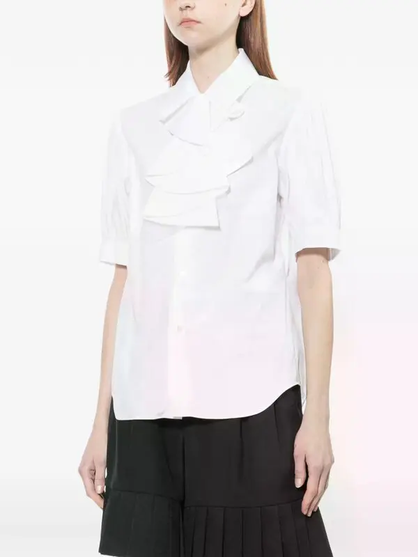 Noir Kei Ninomiya Ruffle-collar Shirt