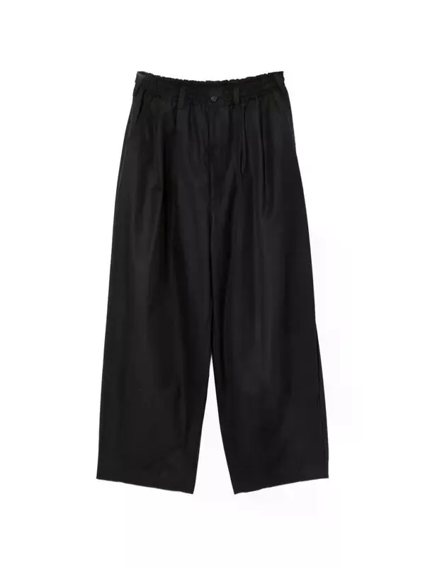 Comme Des Garçons Cotton Wide-leg Trousers