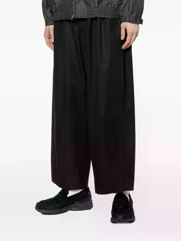 Comme Des Garçons Cotton Wide-leg Trousers