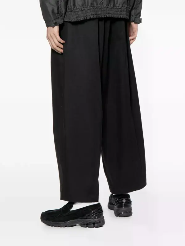 Comme Des Garçons Cotton Wide-leg Trousers