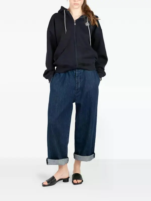 SOCIETE ANONYME Logo Zip Hoodie - Blue