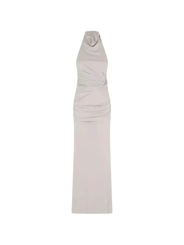 Andamane Halter Draped Dress