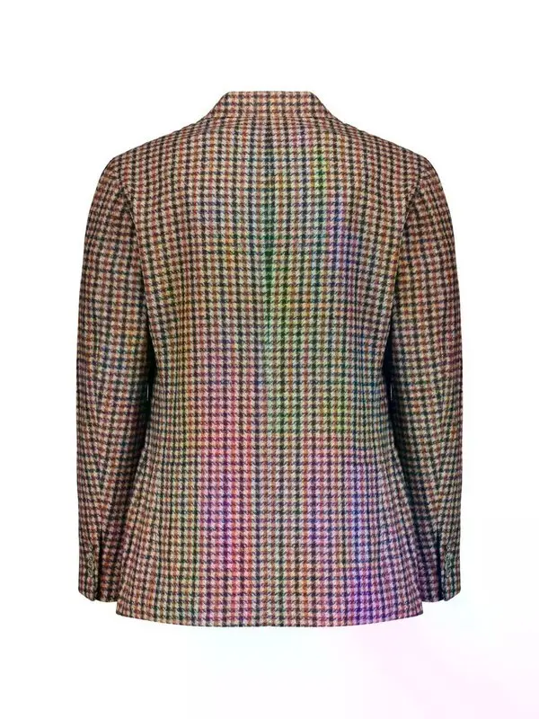 Fedeli Single-breasted Houndstooth Blazer