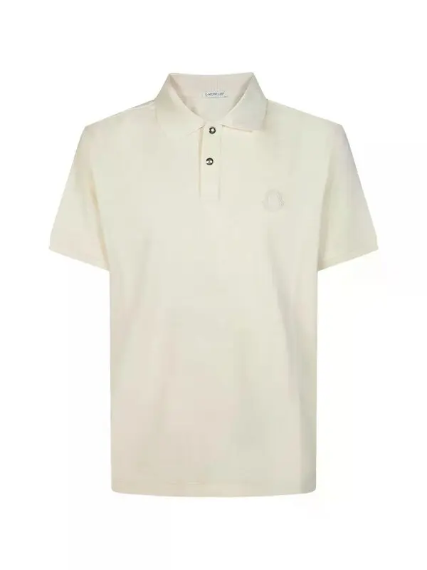 Moncler Buttoned Logo Polo Shirt