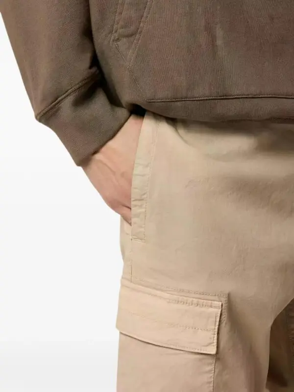 Stone Island Logo-patch Cargo Trousers - Neutrals