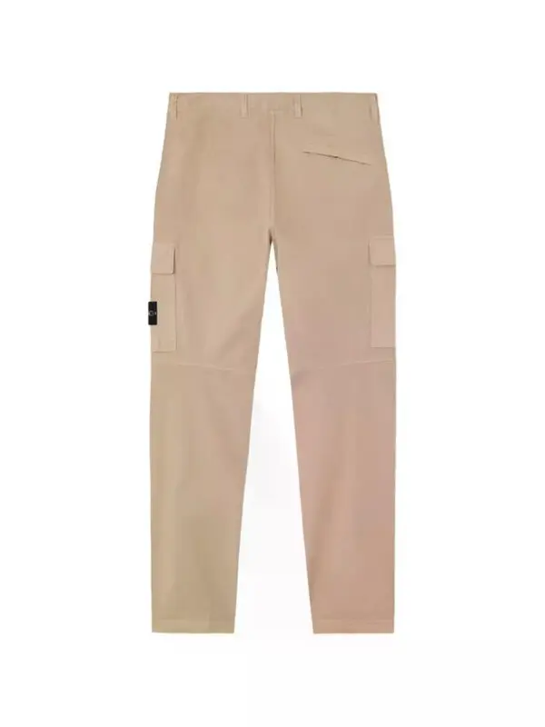 Stone Island Logo-patch Cargo Trousers - Neutrals
