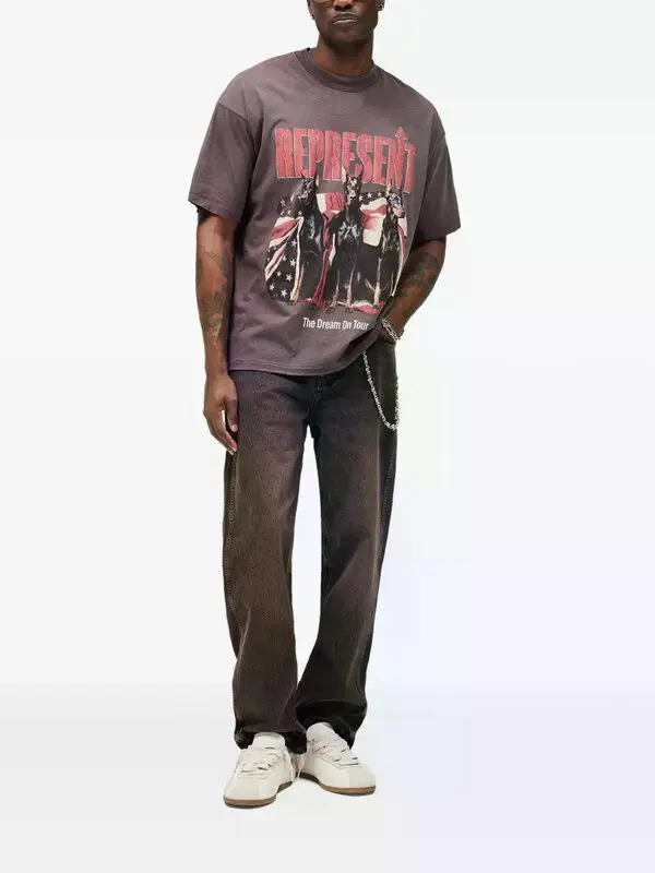 REPRESENT R2 Straight-leg Jeans - Brown