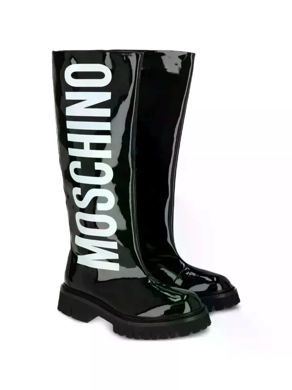 Moschino Logo-lettering Rain Boots